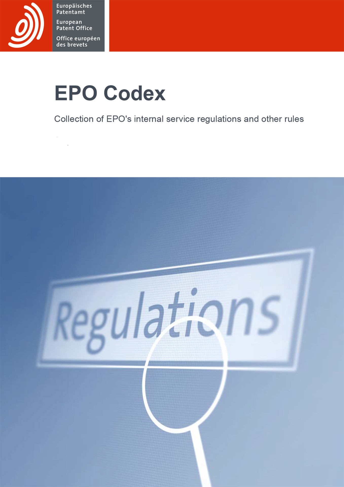 Service Regulations for permanent employees of the EPO | epo.org