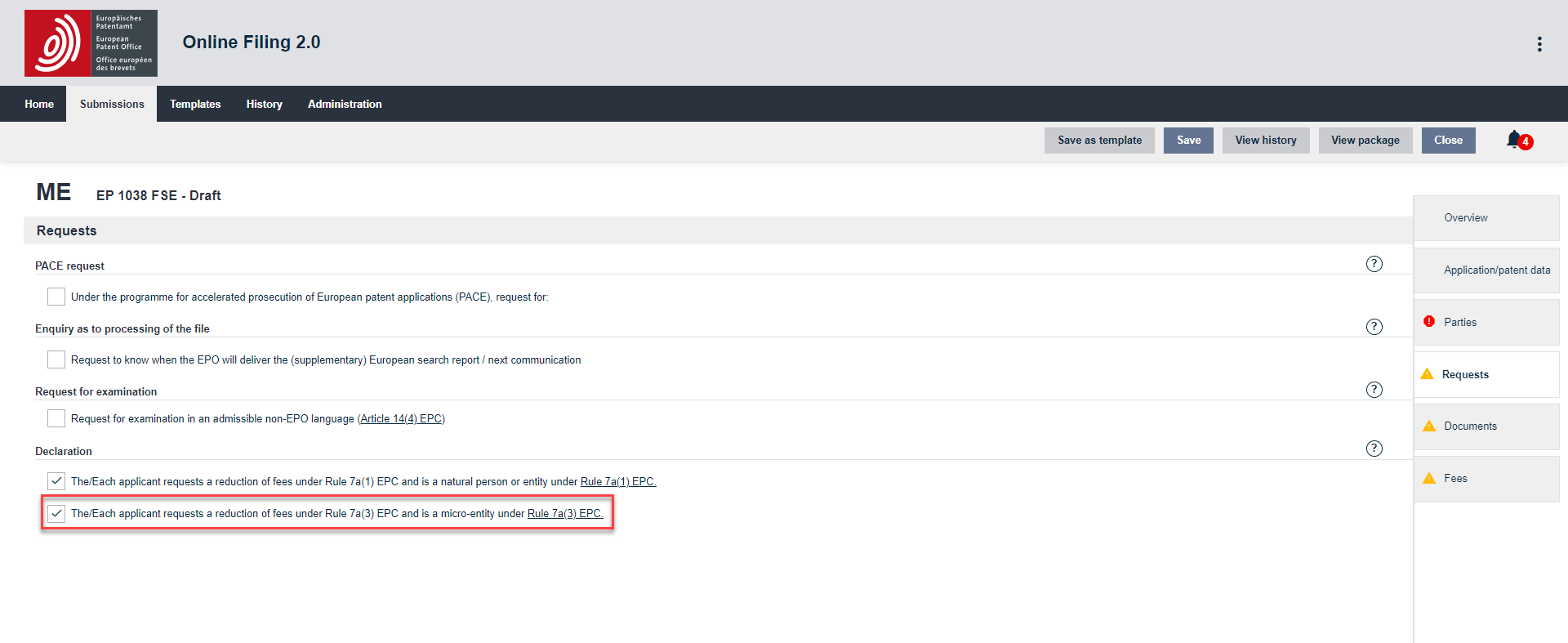How do I request these fee reductions? | epo.org