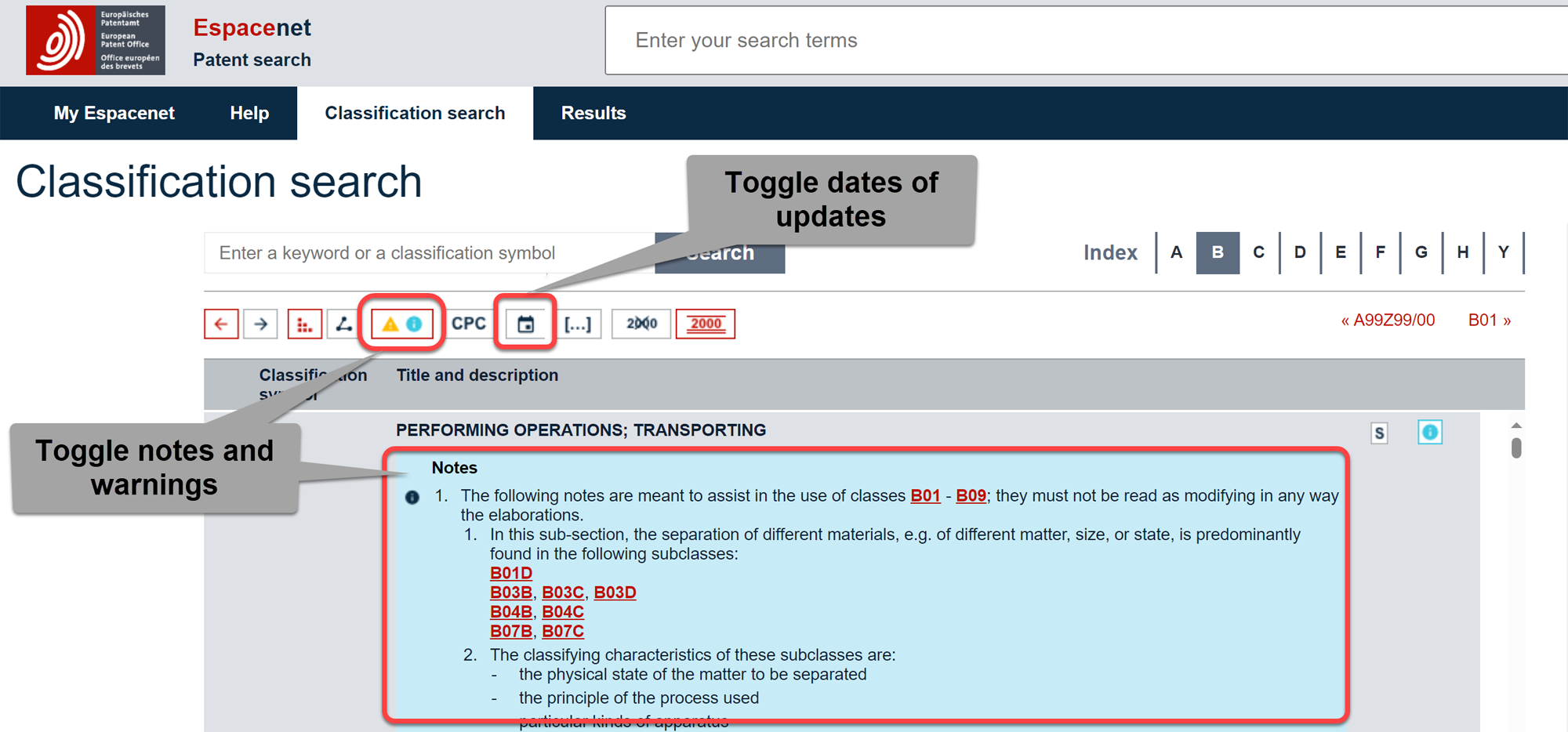 Monitoring revisions of the IPC/CPC classification scheme | epo.org
